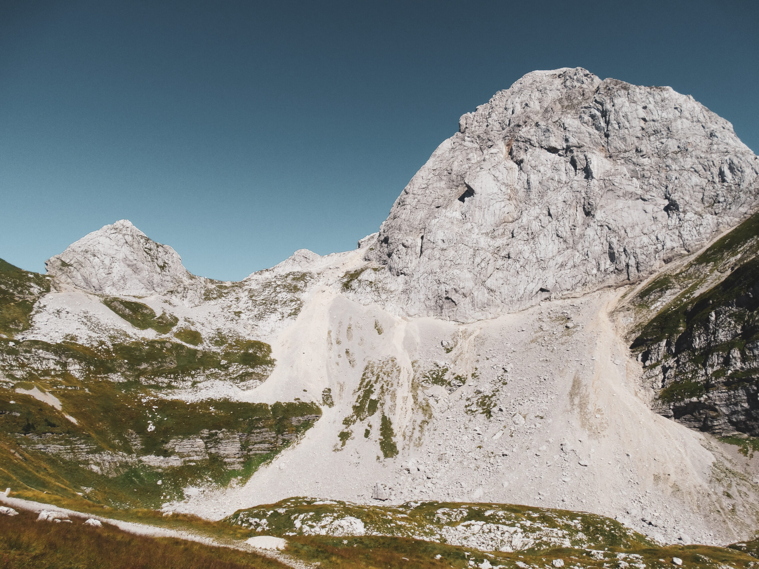 La route d'altitude de Mangart